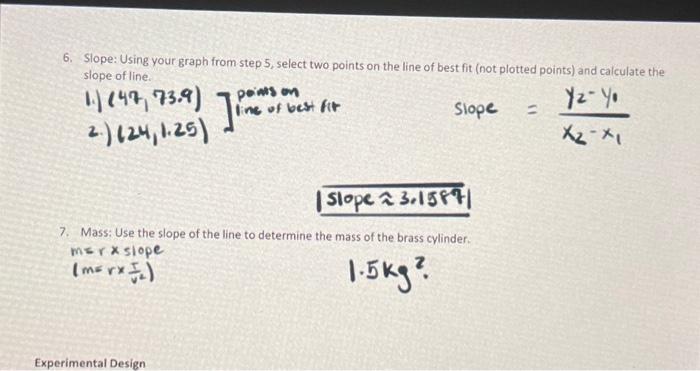 Lab Practical: Circular Motion Objective: Using a | Chegg.com