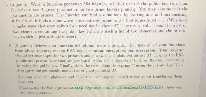 Solved 1. (5 points) Write a function gcd(x,y) that returns | Chegg.com