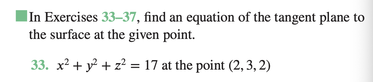 Solved In Exercise 33, ﻿find an equation of the tangent | Chegg.com