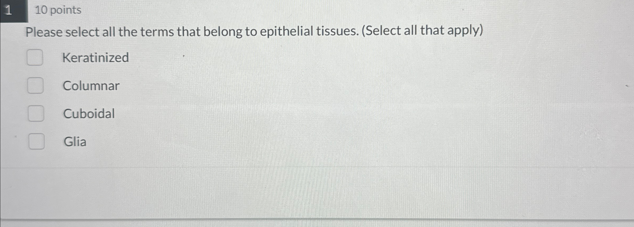 Solved 10 ﻿pointsPlease select all the terms that belong to | Chegg.com