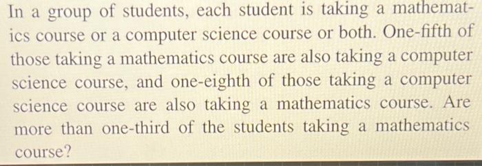 Solved (discrete math) step by step how do I approach and | Chegg.com