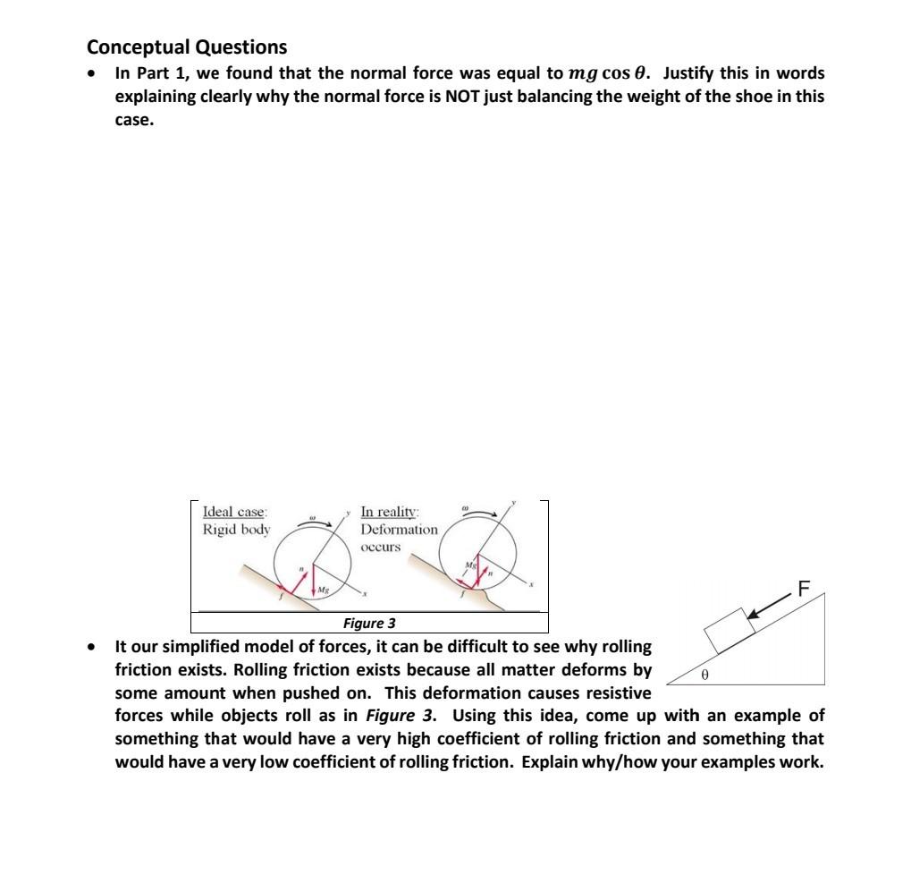 Solved Friction Objective This lab has the following | Chegg.com