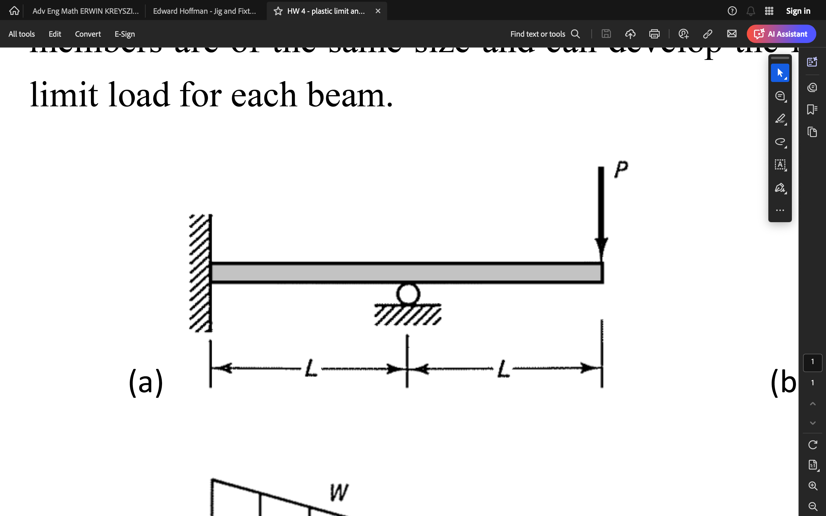 Solved Consider the prismatic loaded beams shown in figures, | Chegg.com