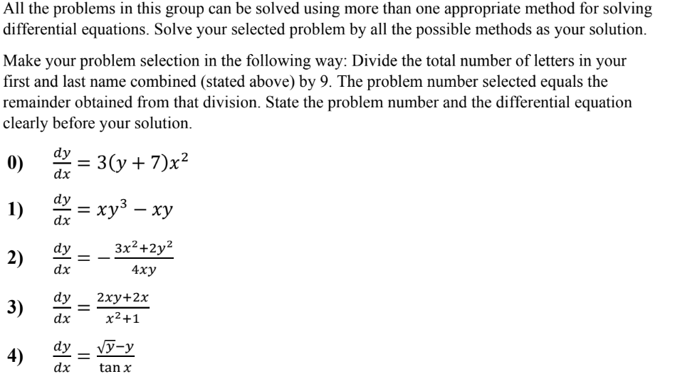 Solved All the problems in this group can be solved using | Chegg.com