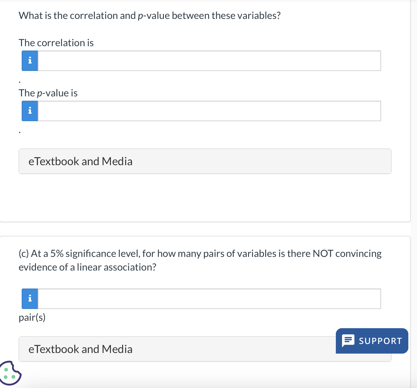 Solved Student Survey: Correlation MatrixA correlation | Chegg.com