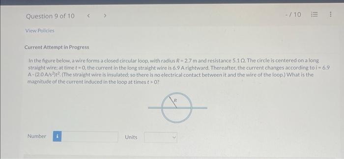 Solved In the figure below, a wire forms a closed circular | Chegg.com