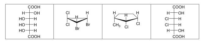 Solved Classify the following structures as chiral or | Chegg.com