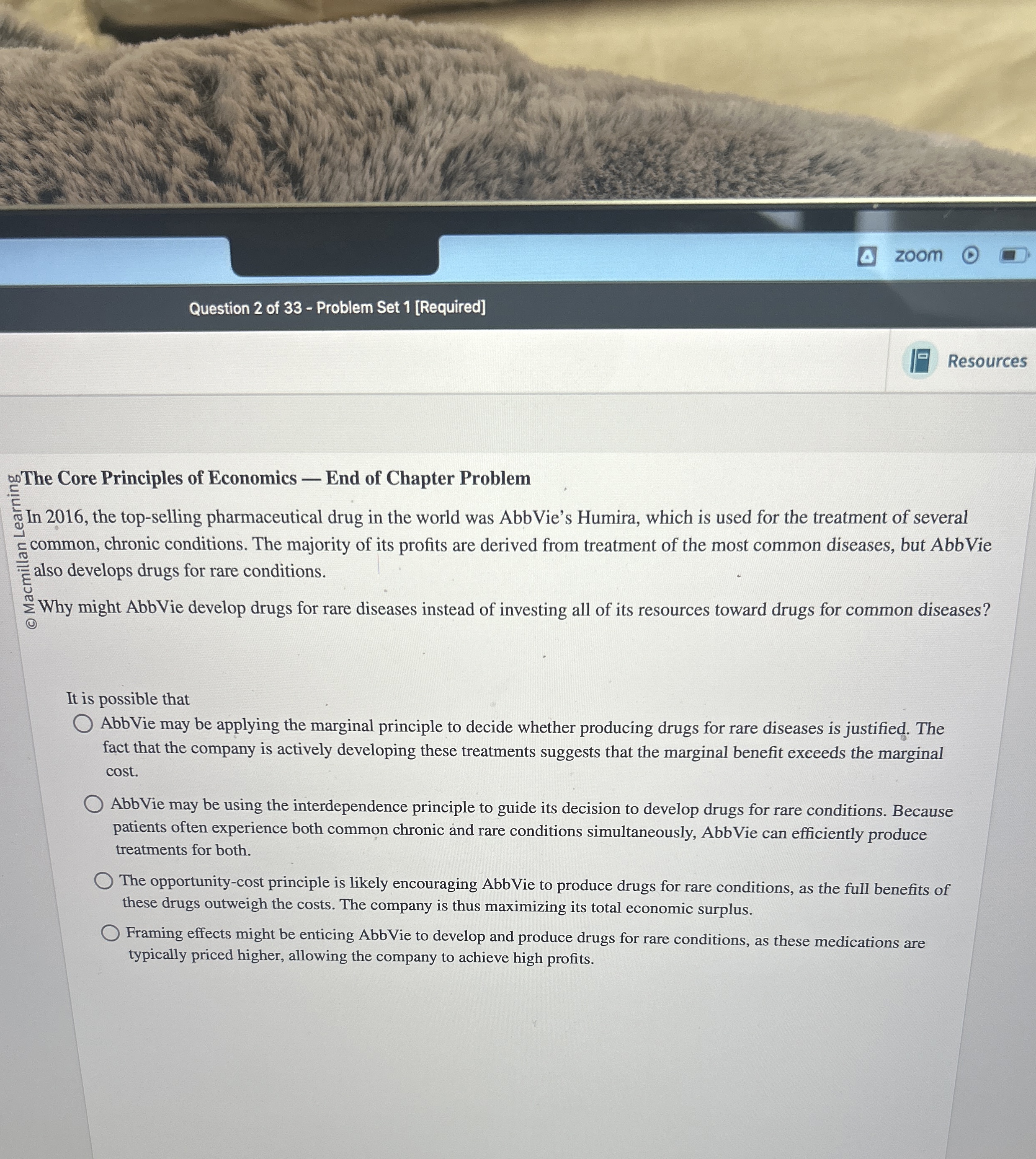 Solved Question 2 ﻿of 33 - ﻿Problem Set | Chegg.com