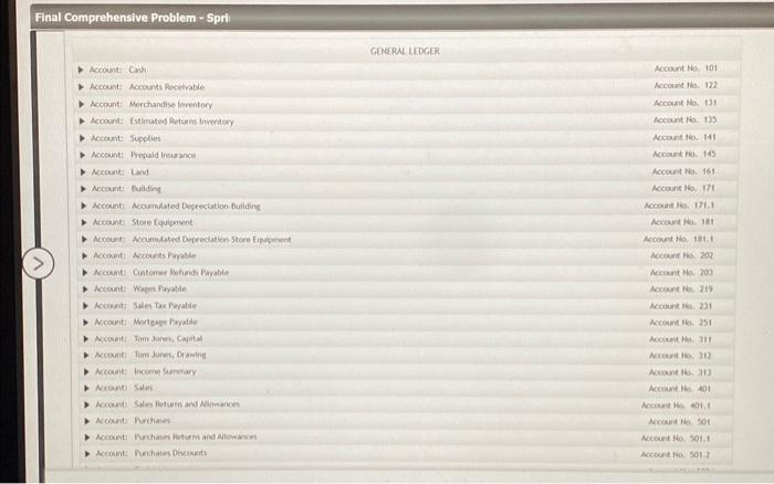 comprehensive Problem 2: Accounting Cycle with | Chegg.com