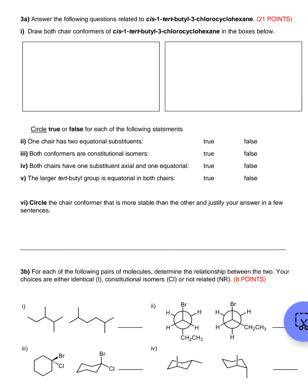 Solved 3a) Answer the following questions related to | Chegg.com