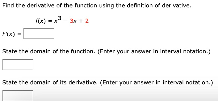 Solved Find the derivative of the function using the | Chegg.com