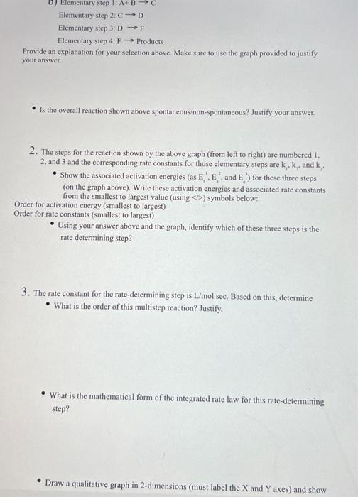 Solved 3. The rate constant for the rate-determining step is | Chegg.com