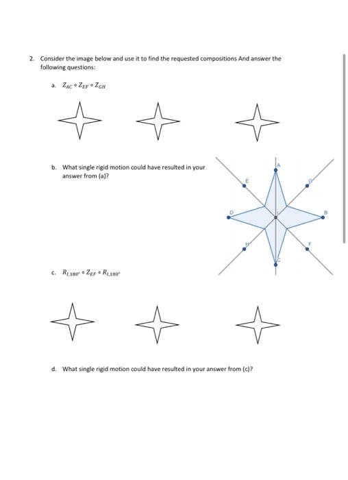 Activity 2 - Composition of Rigid Motions Name: | Chegg.com