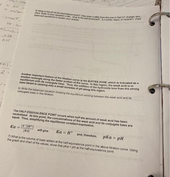 Solved Titration Curve for Titrating 0.300moULHC2H3O2(cog | Chegg.com