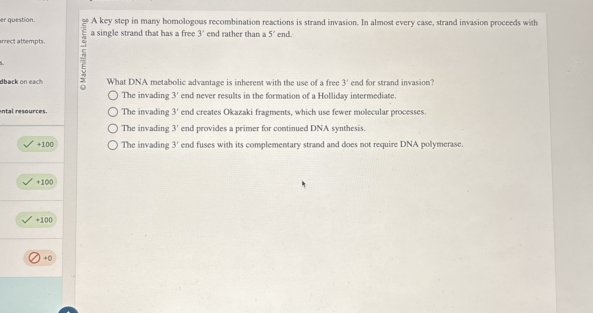 Solved er question.orrect attempts.dback on eachA key step | Chegg.com