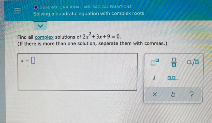 Solved O QUADRATIC, RATIONAL, AND RADICAL EQUATIONS Solving | Chegg.com