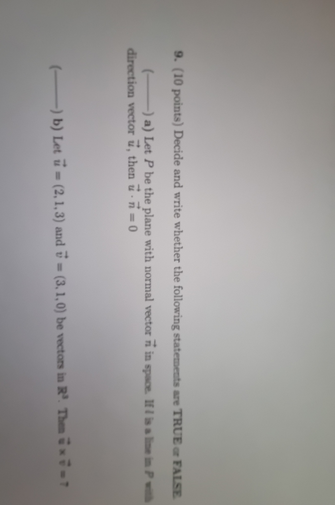 Solved (10 ﻿points) ﻿Decide and write whether the following | Chegg.com