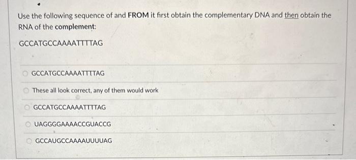 Solved Use the following sequence of and FROM it first | Chegg.com