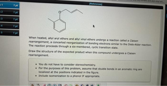 Solved When heated, allyl aryl ethers and allyl vinyl ethers | Chegg.com