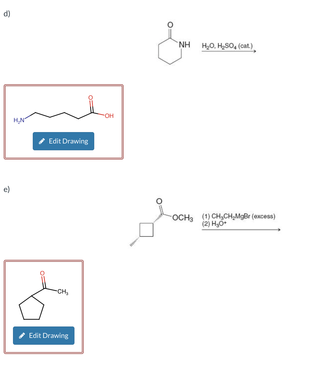 Solved Write structural formulas for the major organic | Chegg.com