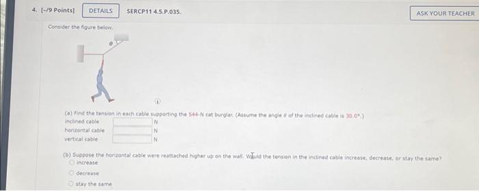 Solved 4. [-/9 Points] DETAILS Consider the figure below. 0 | Chegg.com