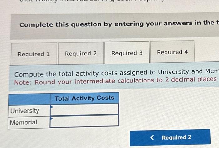 Solved Compute the activity rate for each activity cost | Chegg.com