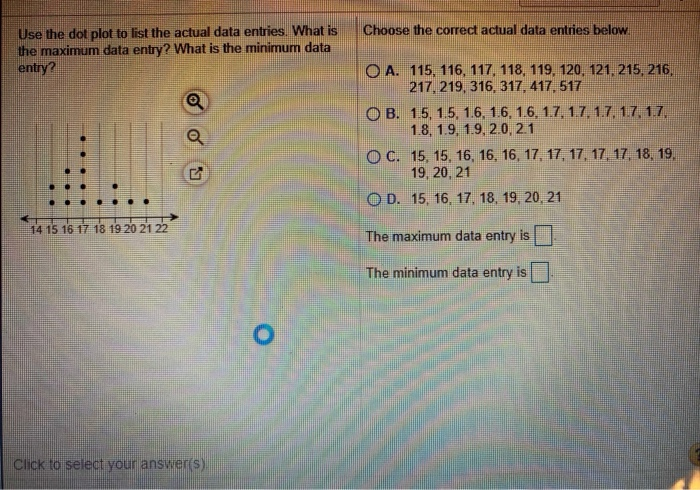 Solved Choose the correct actual data entries below. Use the | Chegg.com