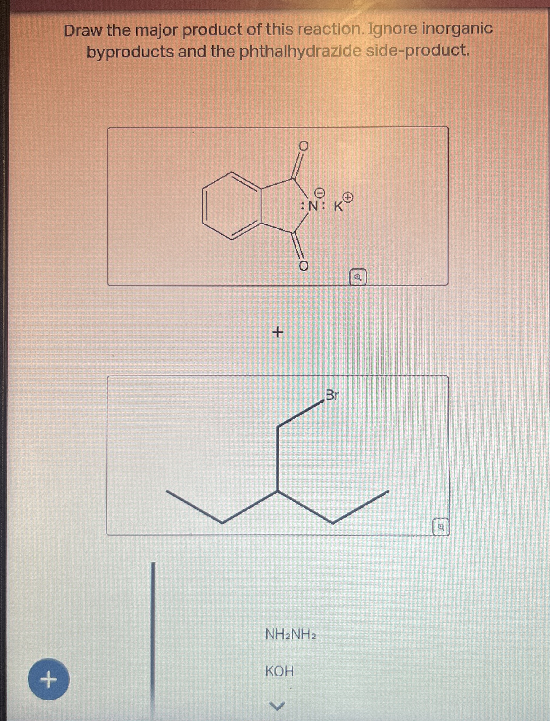 Solved Draw the major product of this reaction. Ignore | Chegg.com