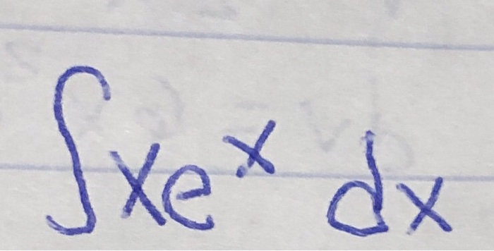Solved Sxex dx | Chegg.com