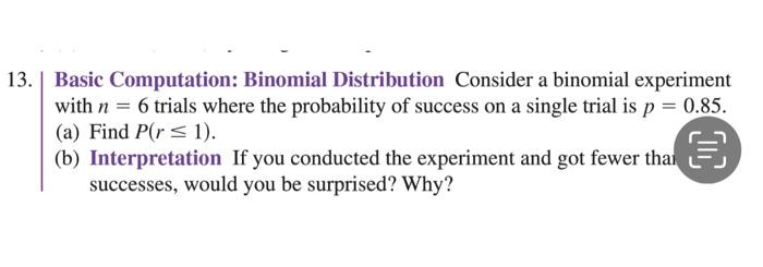 Solved PROBABILITY DISTRIBUTION AND RELATED TOPICS 14. Basic | Chegg.com