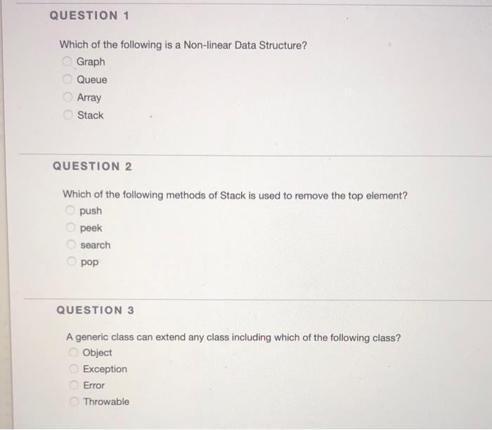 Solved QUESTION 1 Which of the following is a Non-linear | Chegg.com