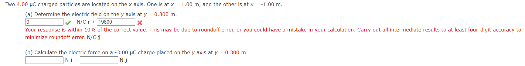 Solved Two 4.00 µC charged particles are located on the x | Chegg.com