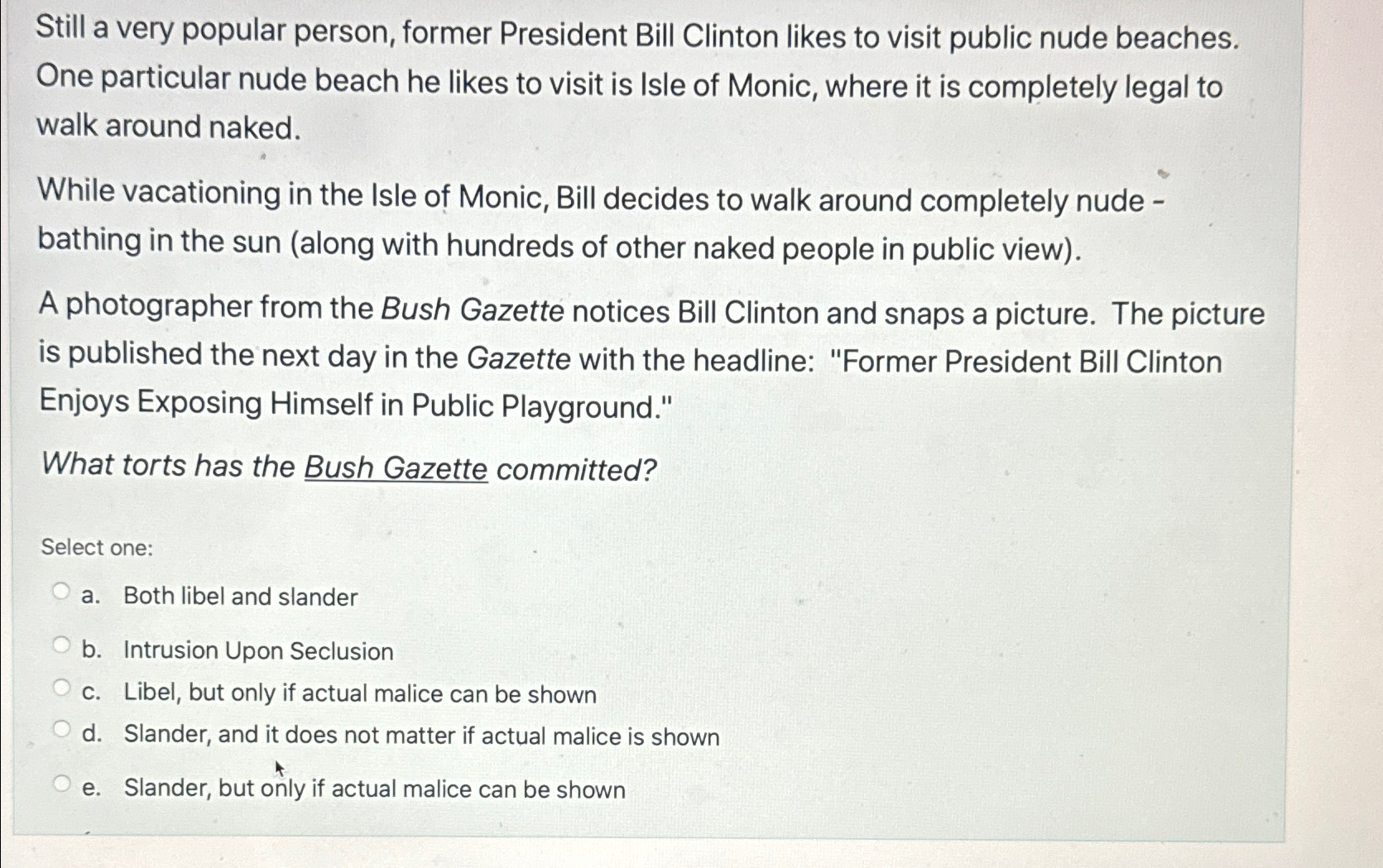 Solved Still A Very Popular Person Former President Bill