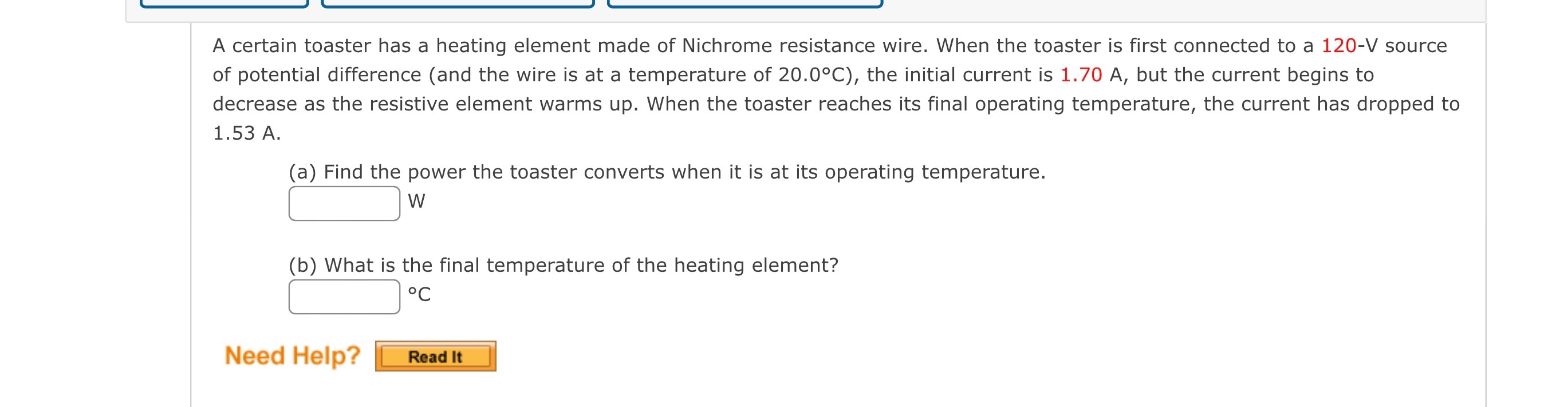 A certain toaster has a heating element made of | Chegg.com