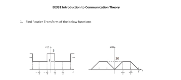Solved EE332 ﻿Introduction to Communication TheoryFind | Chegg.com