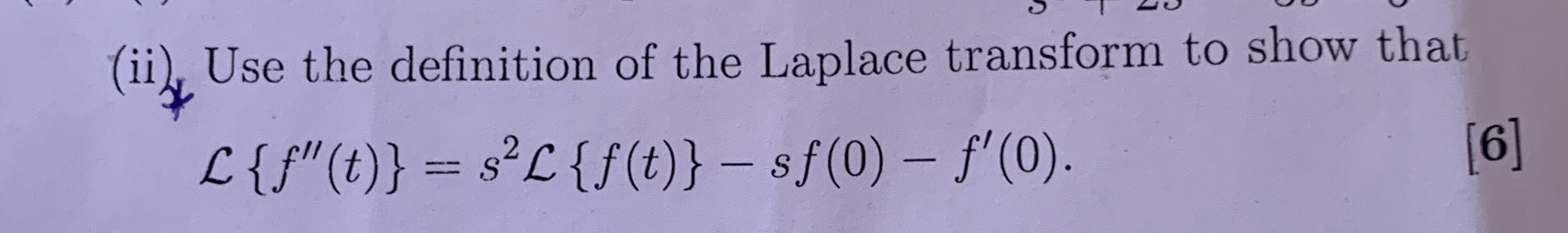 Solved (ii) ?4 ﻿Use the definition of the Laplace transform | Chegg.com