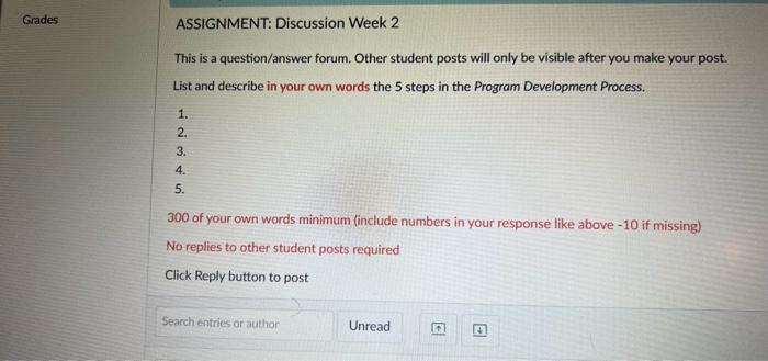 Solved cma you answer them 5 steps in the program | Chegg.com