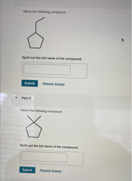 Solved Name the following compound: Spell out the full name | Chegg.com Solved Name the following compound: Spell out the full name | Chegg.com