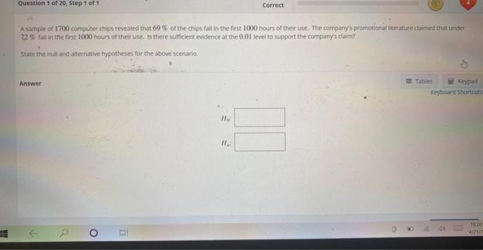 Solved A sample of 1700 compuiter chips revealed that 69 of | Chegg.com