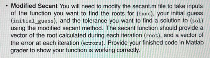 Solved Secant Function Provide your finished secant | Chegg.com