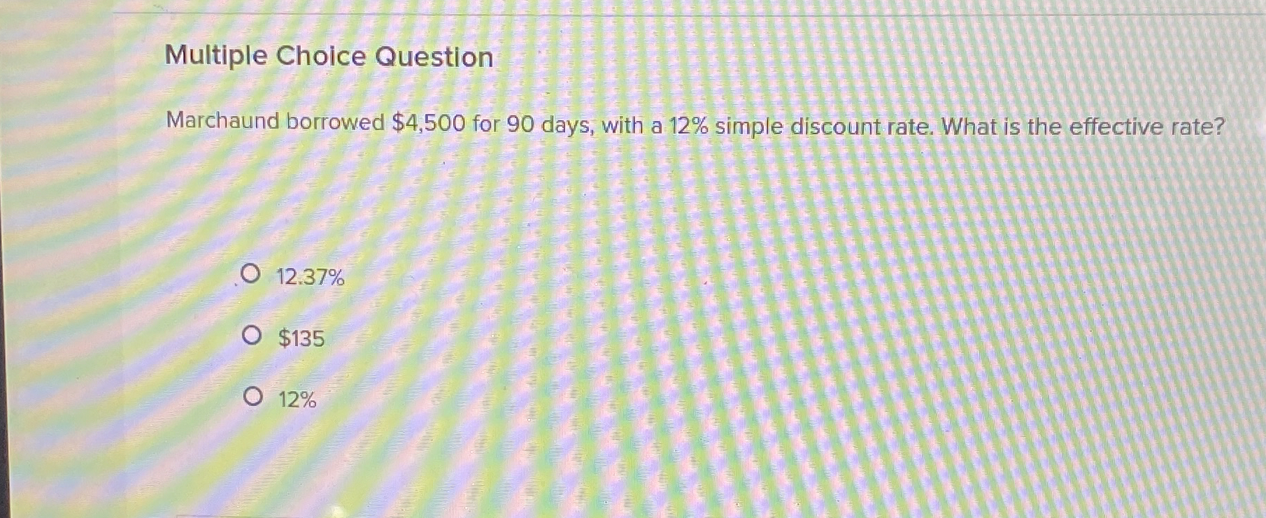 Solved How to solve Multiple Choice QuestionMarchaund | Chegg.com