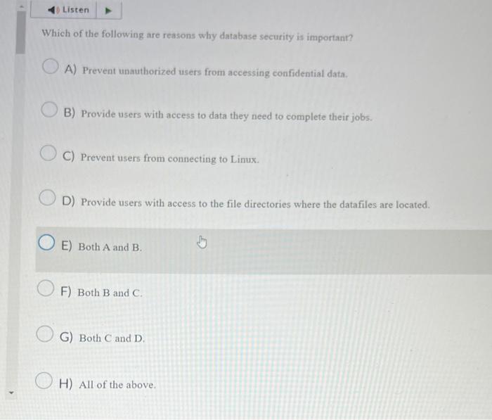 Solved Which of the following users owns most of the data | Chegg.com