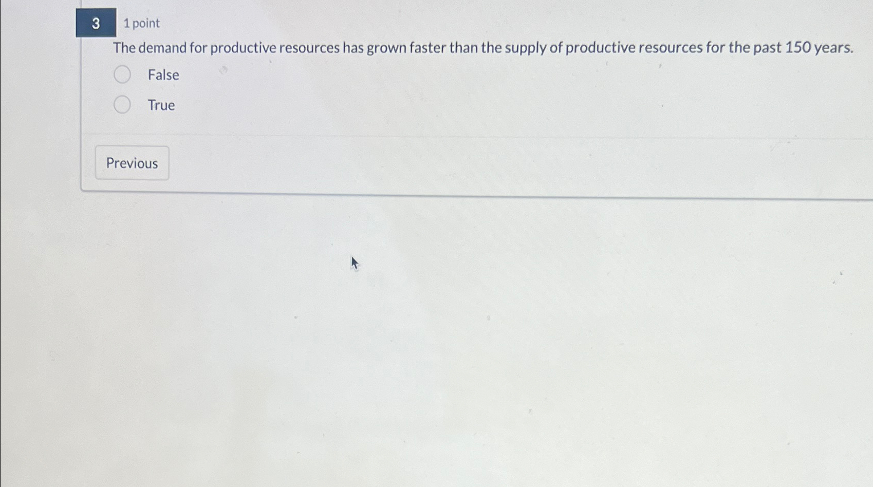 Solved 31 ﻿pointThe demand for productive resources has | Chegg.com