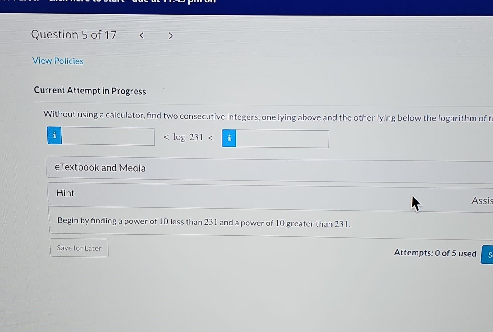Solved eTextbook and Media Hint Begin by finding a power of | Chegg.com