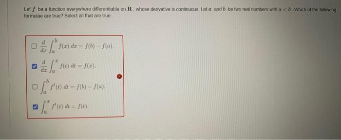 Solved Let f be a function everywhere differentiable on R, | Chegg.com