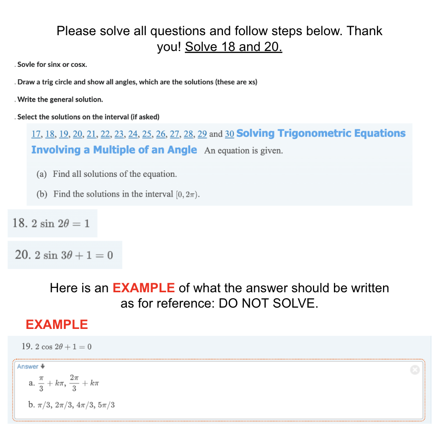Solved Please solve all questions and follow steps. Thank | Chegg.com