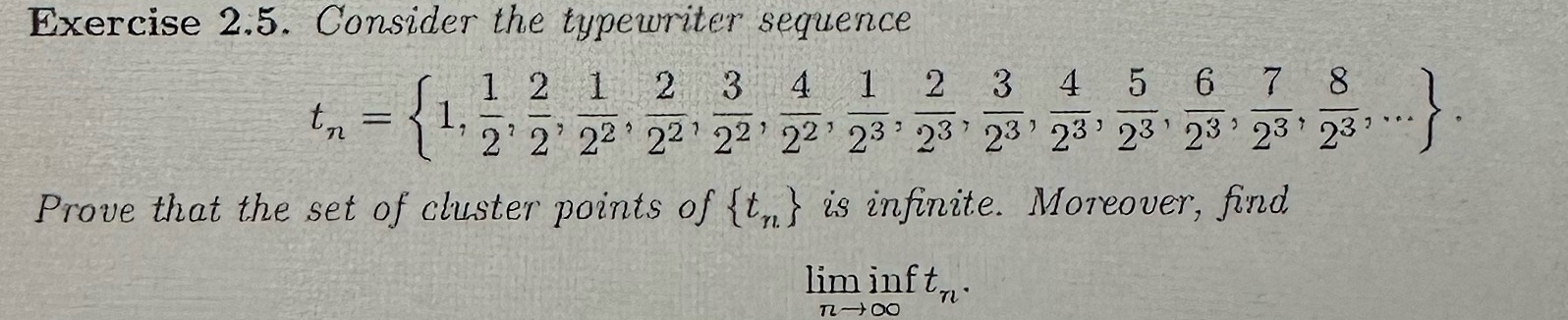 Solved Exercise 2.5. ﻿Consider the typewriter | Chegg.com