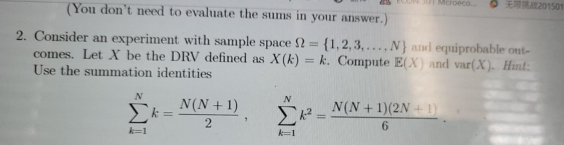 Solved 2. Consider an experiment with sample space | Chegg.com
