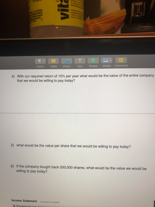 Solved Insert Table Chart Text Shape Media Comment Name: | Chegg.com