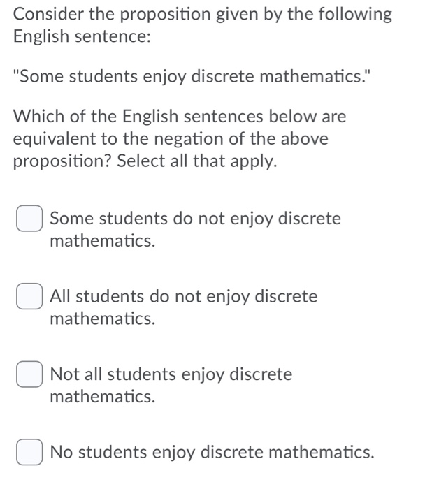 Solved Consider the following predicate, where the domain of | Chegg.com